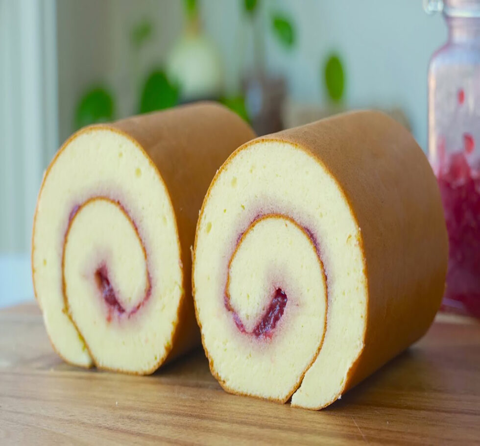 Swiss Roll | Biscuit Swiss Roll Recipe - Cooking Teach